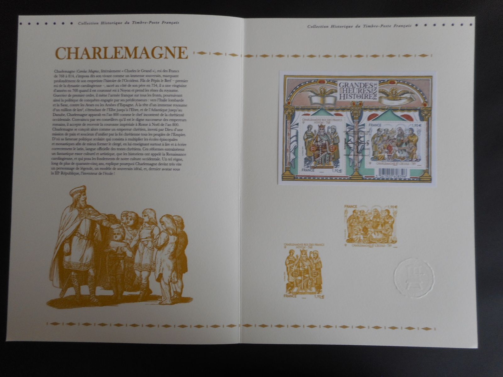 Document officiel 2015 - Charlemagne. Grandes heures histoire de France