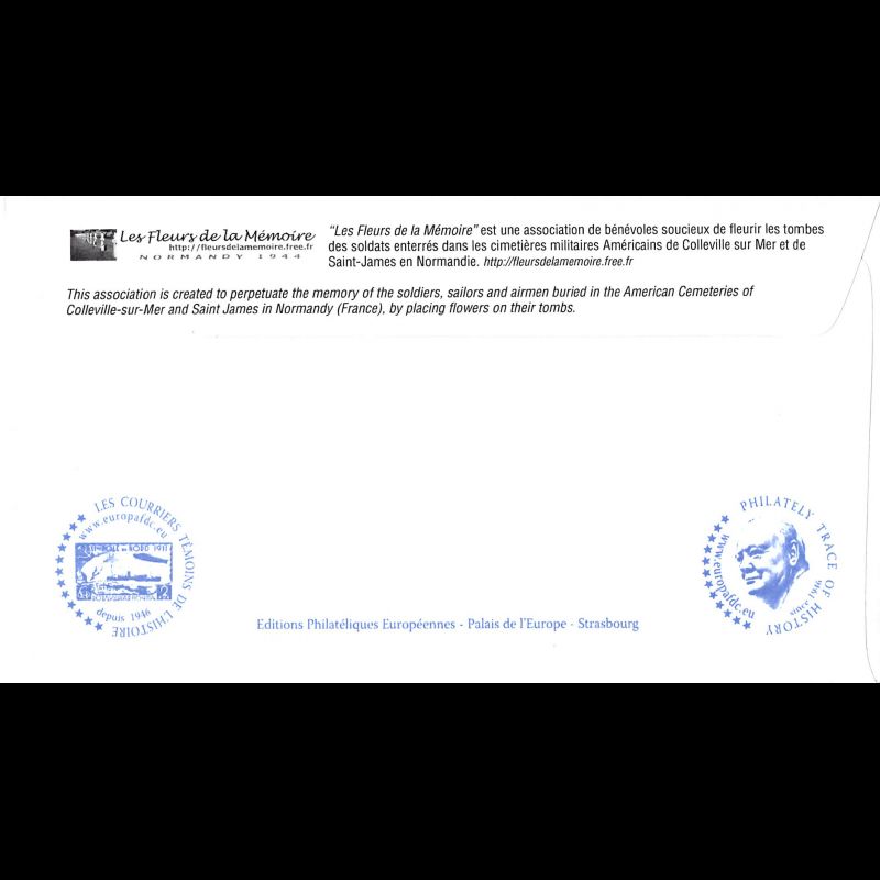 FDC D-DAY 1944 - OMAHA BEACH - OPÉRATION OVERLORD