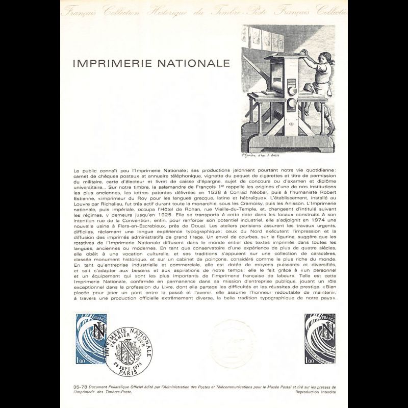 Document Officiel 1978 - Imprimerie nationale