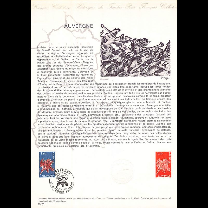 Document Officiel 1975 - Auvergne