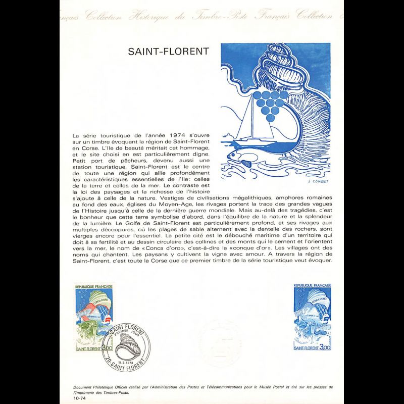 Document Officiel 1974 - Saint Florent