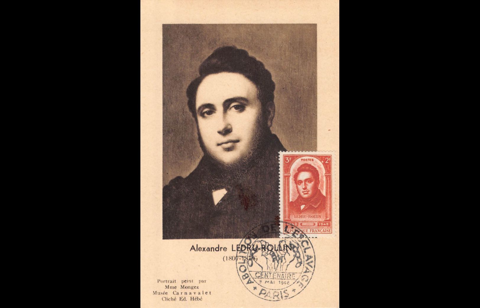 Carte maximum v2 - n° 796 - Personnage célèbre - Alexandre LEDRU-ROLLIN
