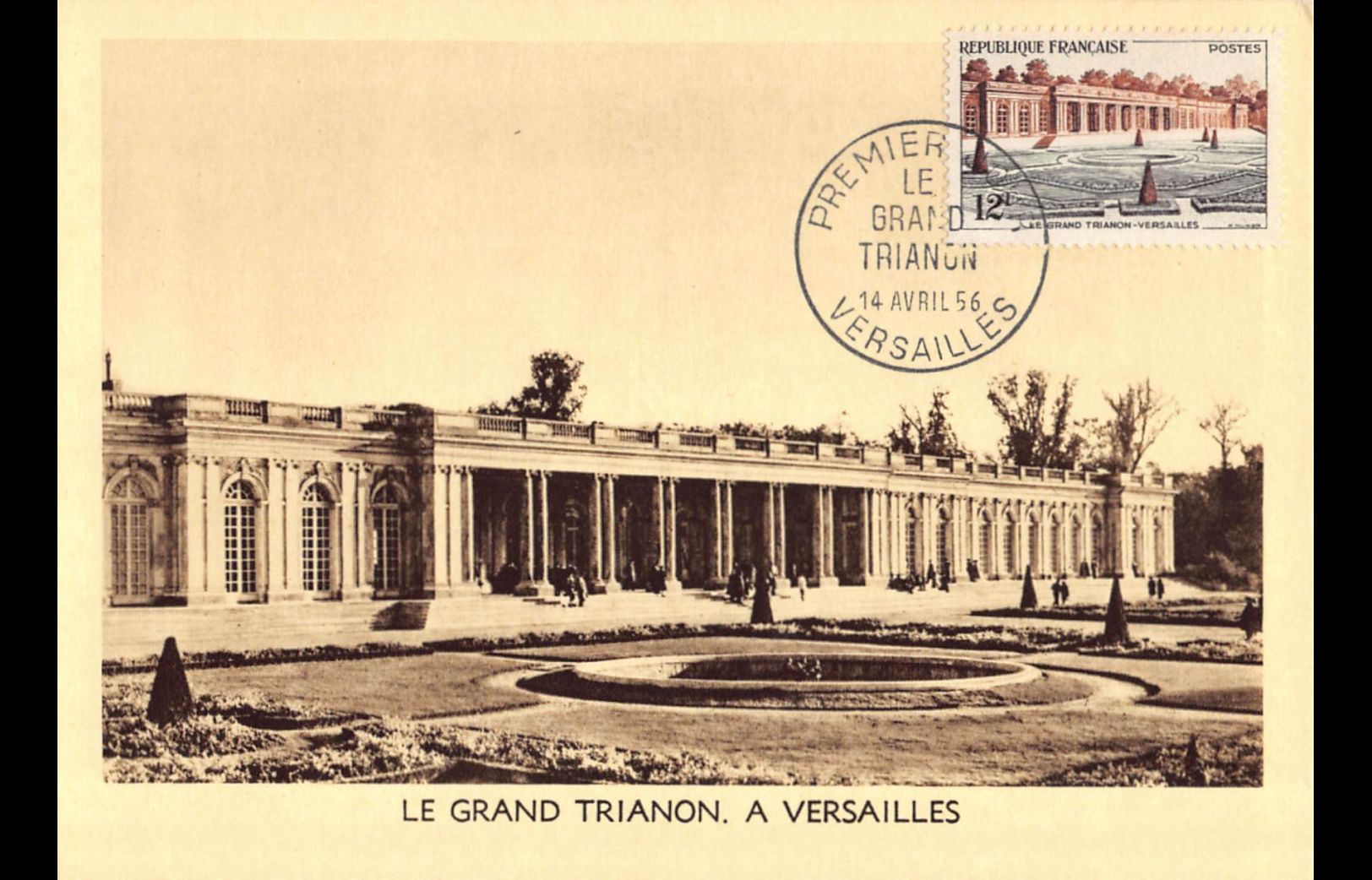 Carte maximum v2 - n° 1059 - Grand Trianon de Versailles.