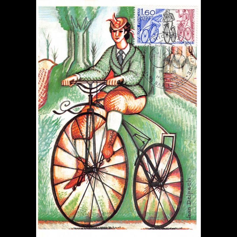 Carte Maximum v5 - N° 2290 - Le vélocipède de Pierre et Ernest Michaux